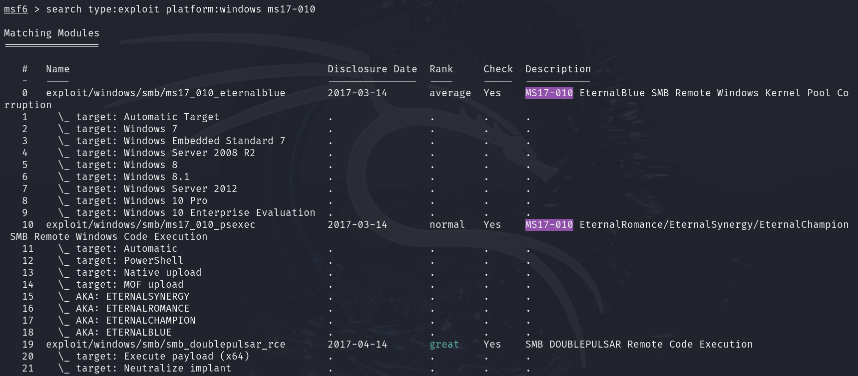 Windows 7 Penetration Testing (MS17-010) – EternalBlue SMB Exploit #2 ...